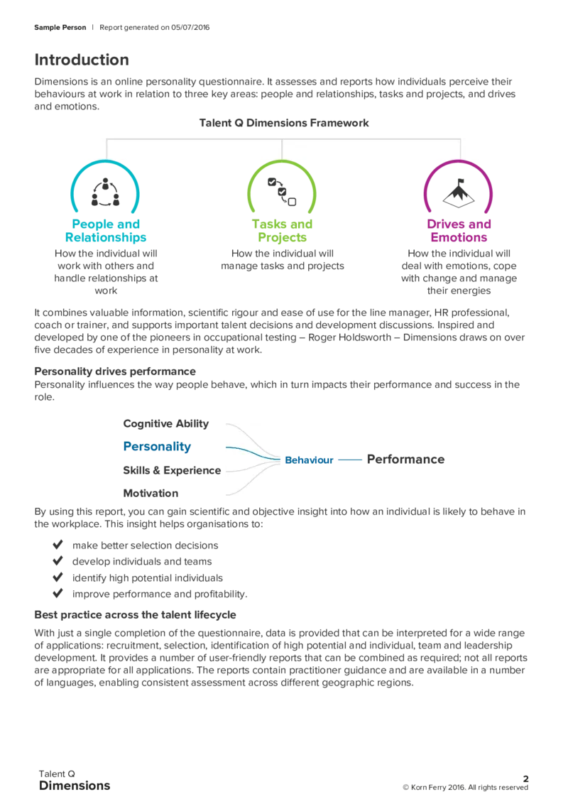 Sample_Report_Dimens-Narrative&Trait_2025春招题库汇总_十大行测题库_2023年十大热门题库更新中 ...