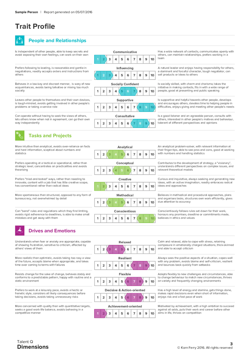 Sample_Report_Dimens-Narrative&Trait_2025春招题库汇总_十大行测题库_2023年十大热门题库更新中 ...